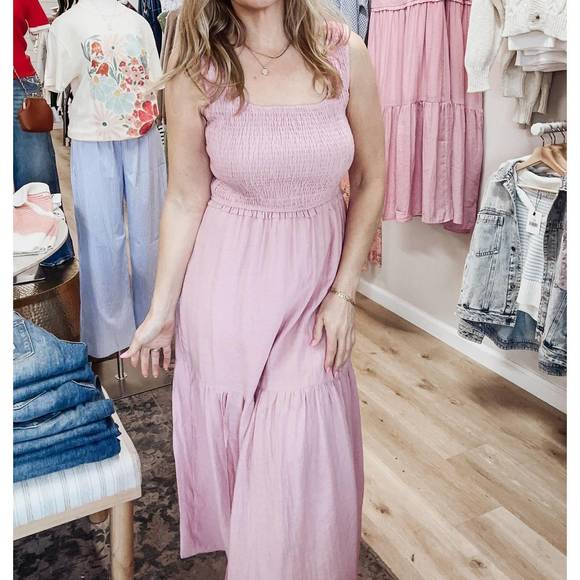 Allie Rose | Dresses | New Allie Rose Picnic Party Smocked Tank Tiered ...
